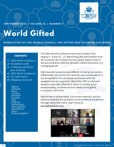 World Gifted Newsletter Archives - World Council for Gifted and ...