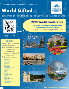 World Gifted Newsletter Archives - World Council for Gifted and ...